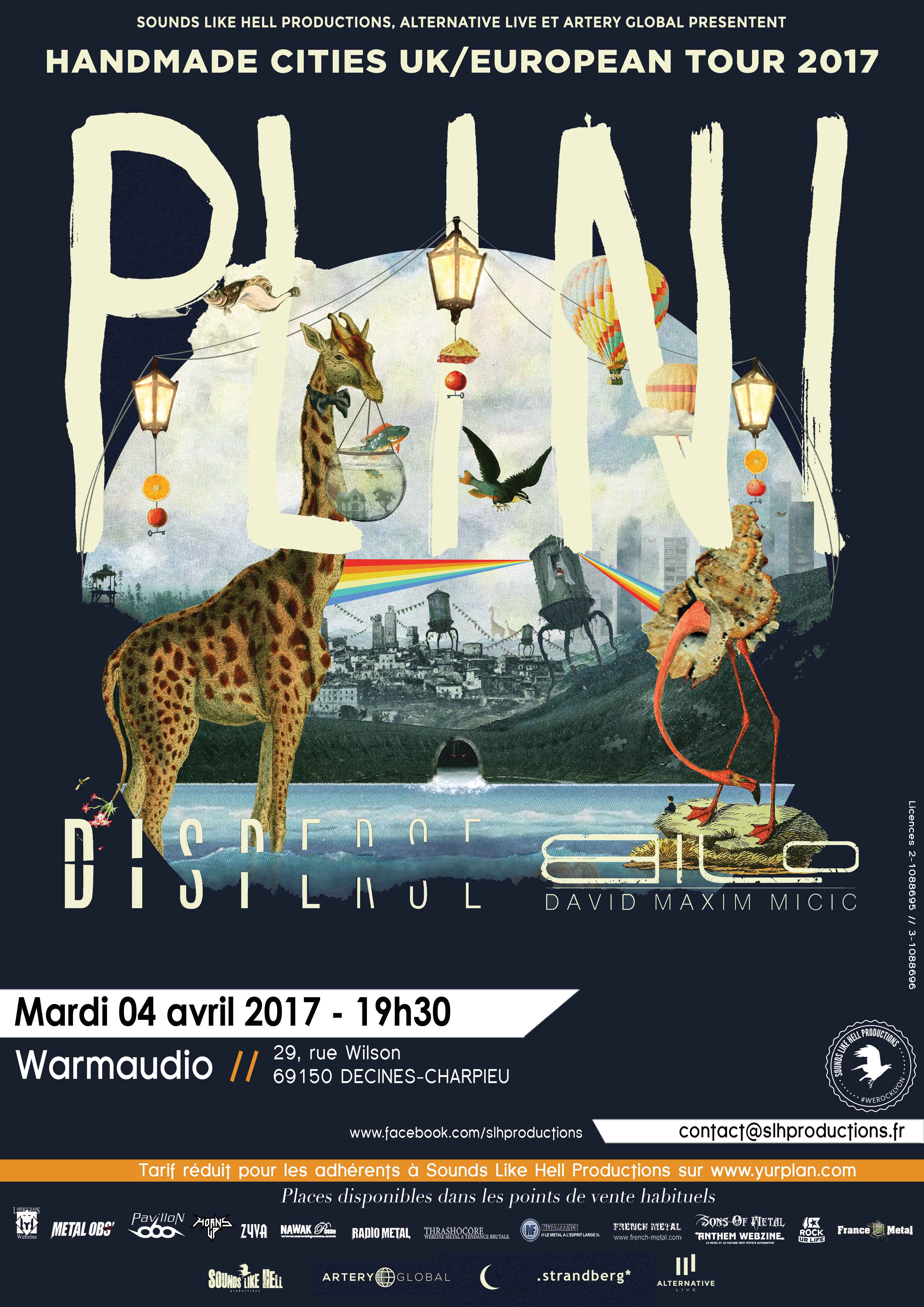 Plini à Lyon le 4 avril 2017